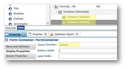 Display Cards, Forms, and Collections