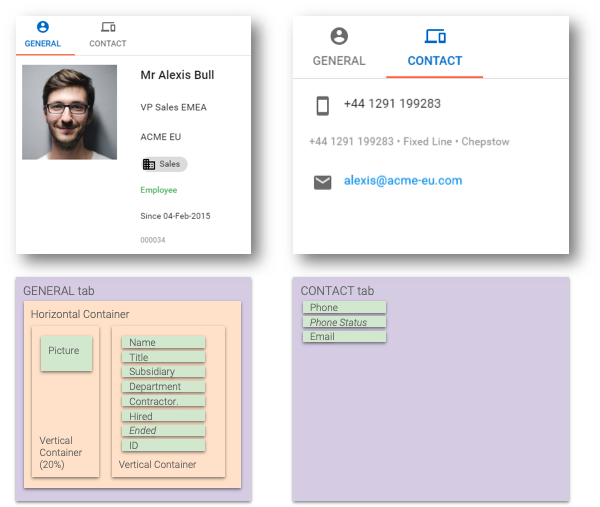 Display Cards, Forms, and Collections