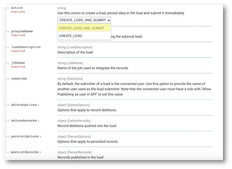 Load Data via the REST API