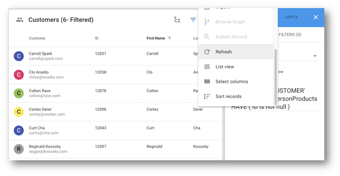 Load Data via the SQL API