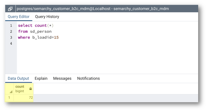 Load Data via the SQL API