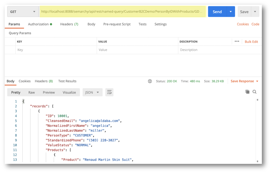 Query Data via the REST API