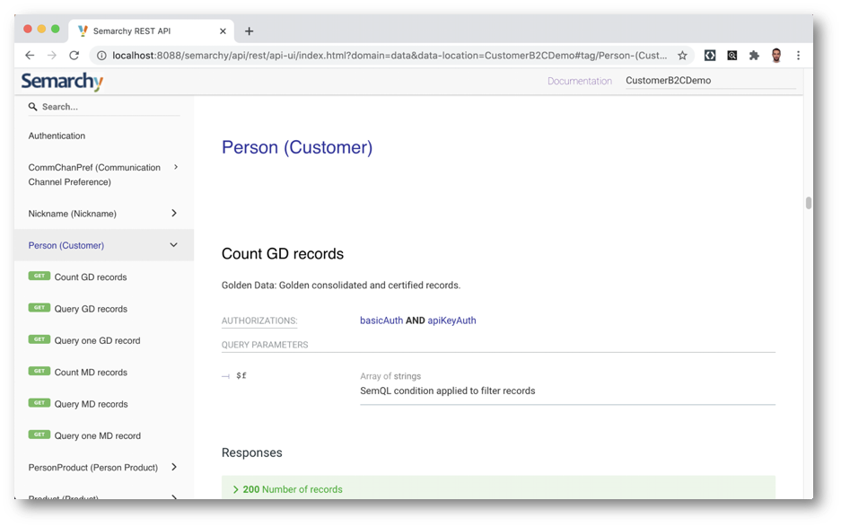 Query Data via the REST API