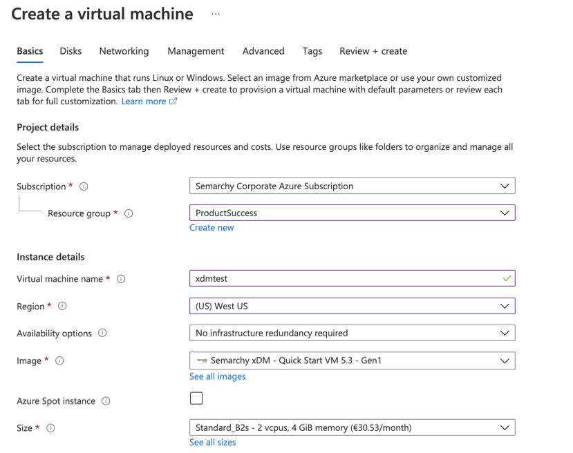 Install Semarchy xDM on Azure