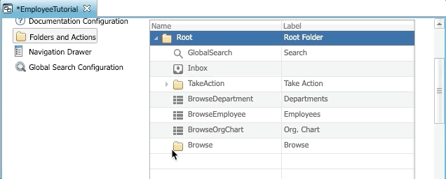 Search and Application Configuration